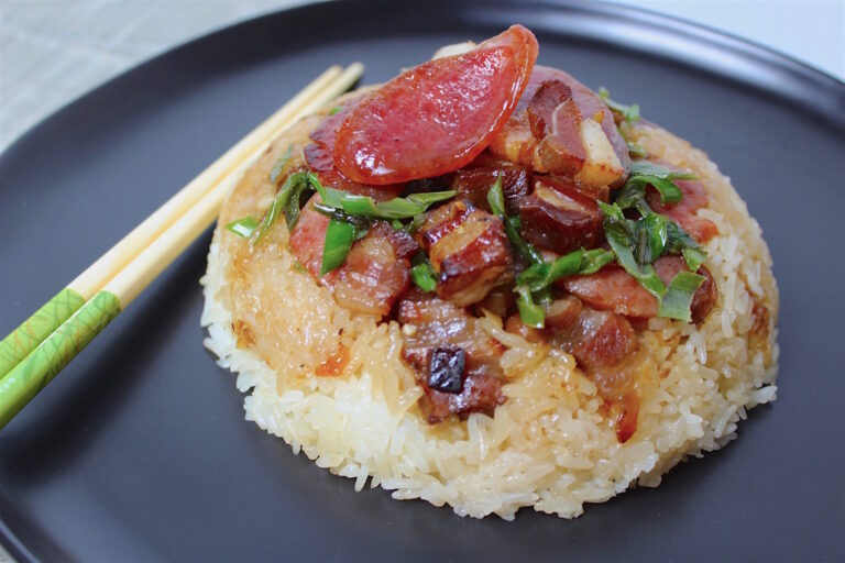 Chinese Sticky Rice with Preserved Meats | Jenn's Kitchen Diary