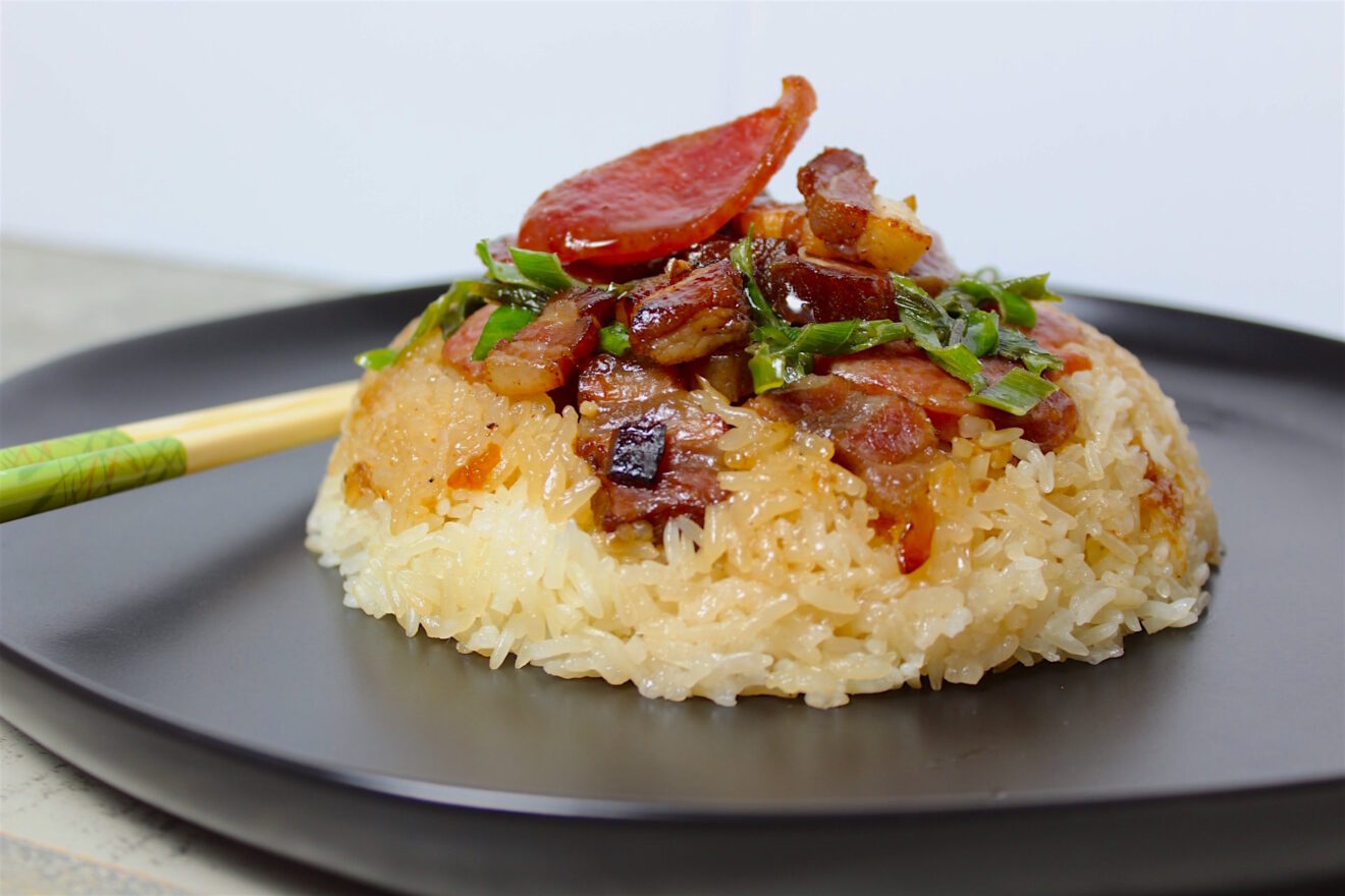 Chinese Sticky Rice with Preserved Meats | Jenn's Kitchen Diary