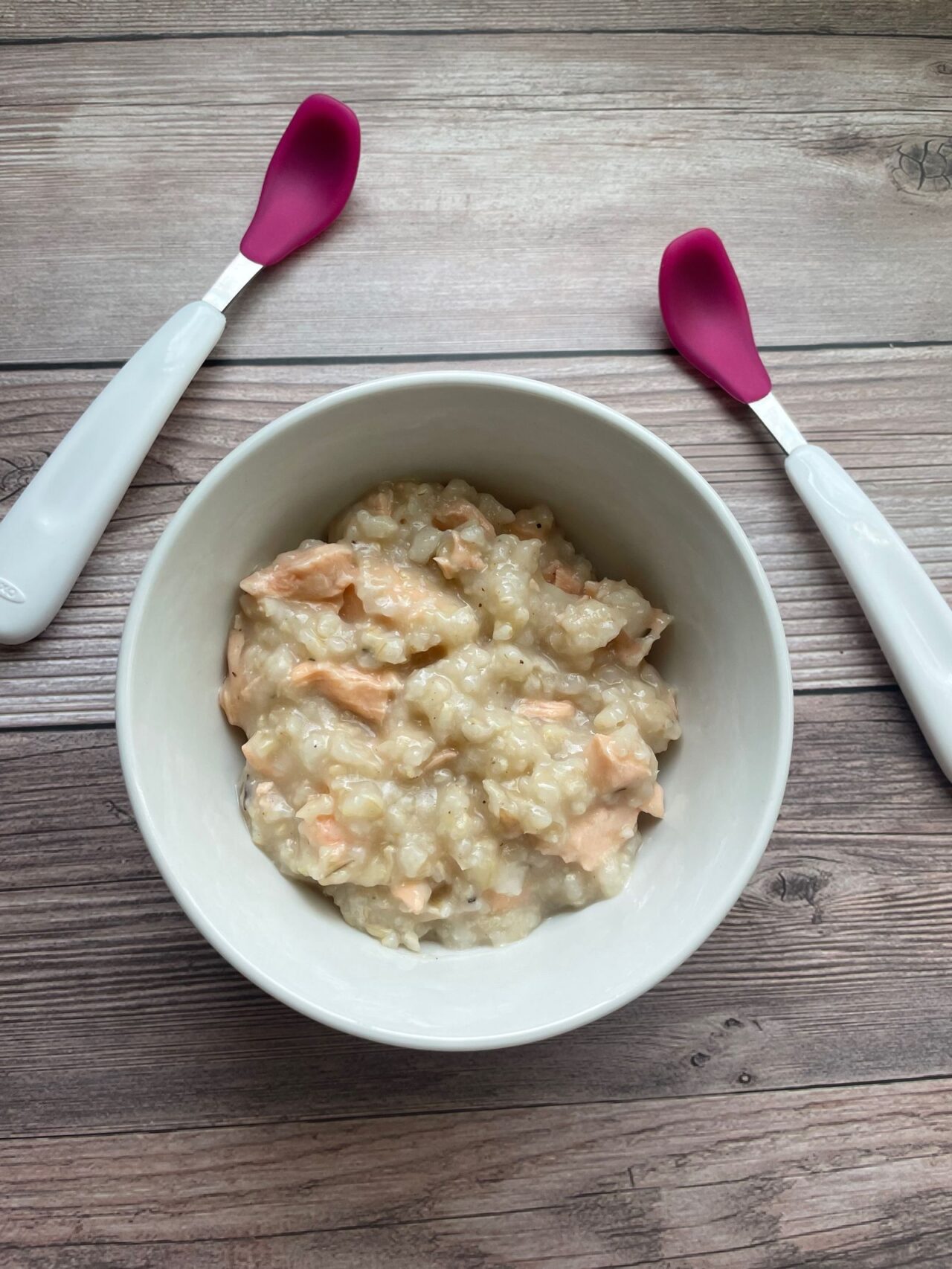 Salmon Congee -Chinese Baby Food | Jenn's Kitchen Diary